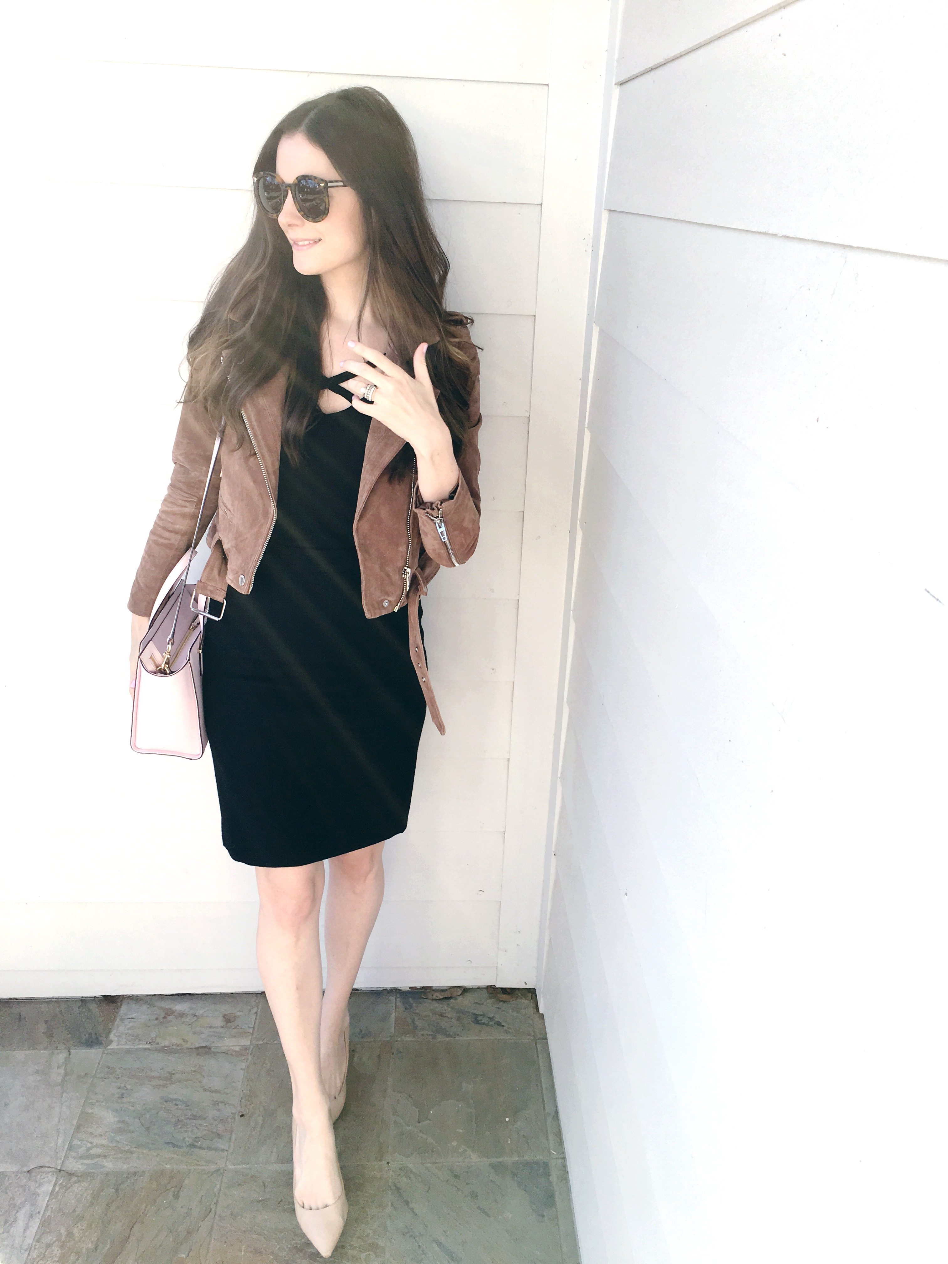 Cross Front Tee - Veronika's Blushing