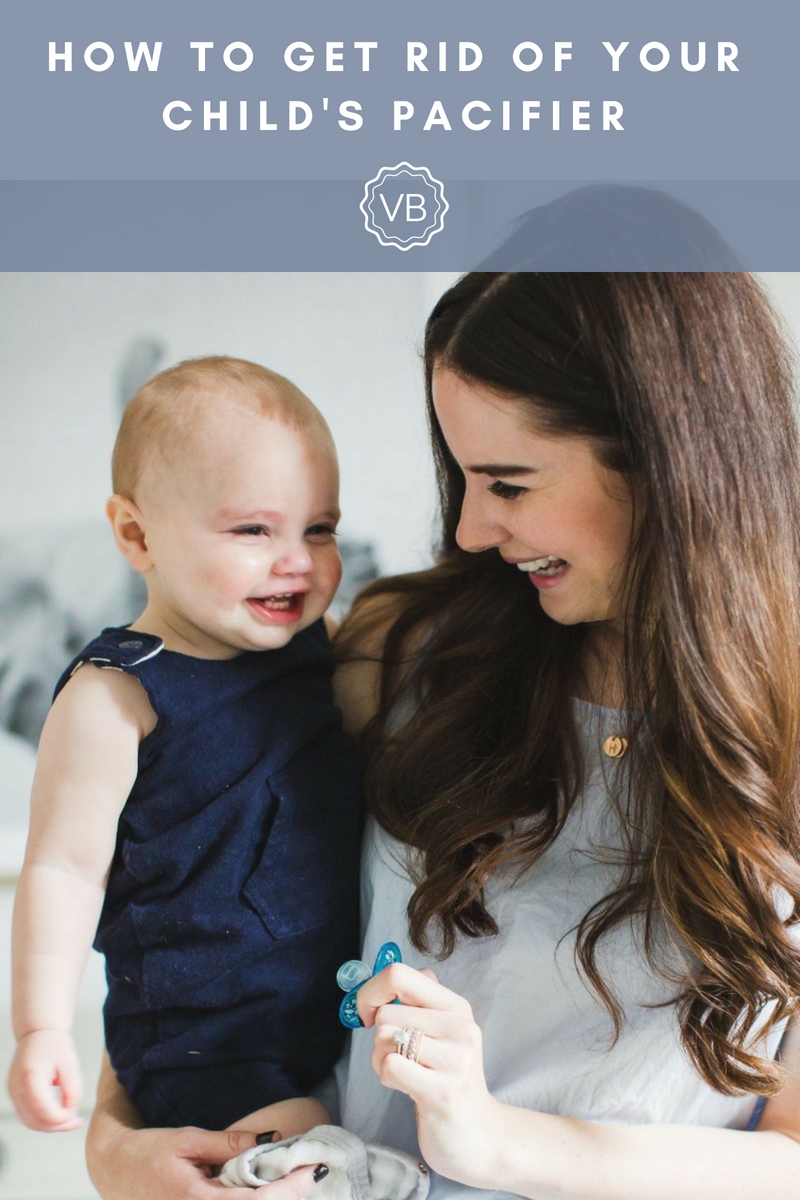 How To Get Rid of Your Child's Pacifier - Veronika's Blushing
